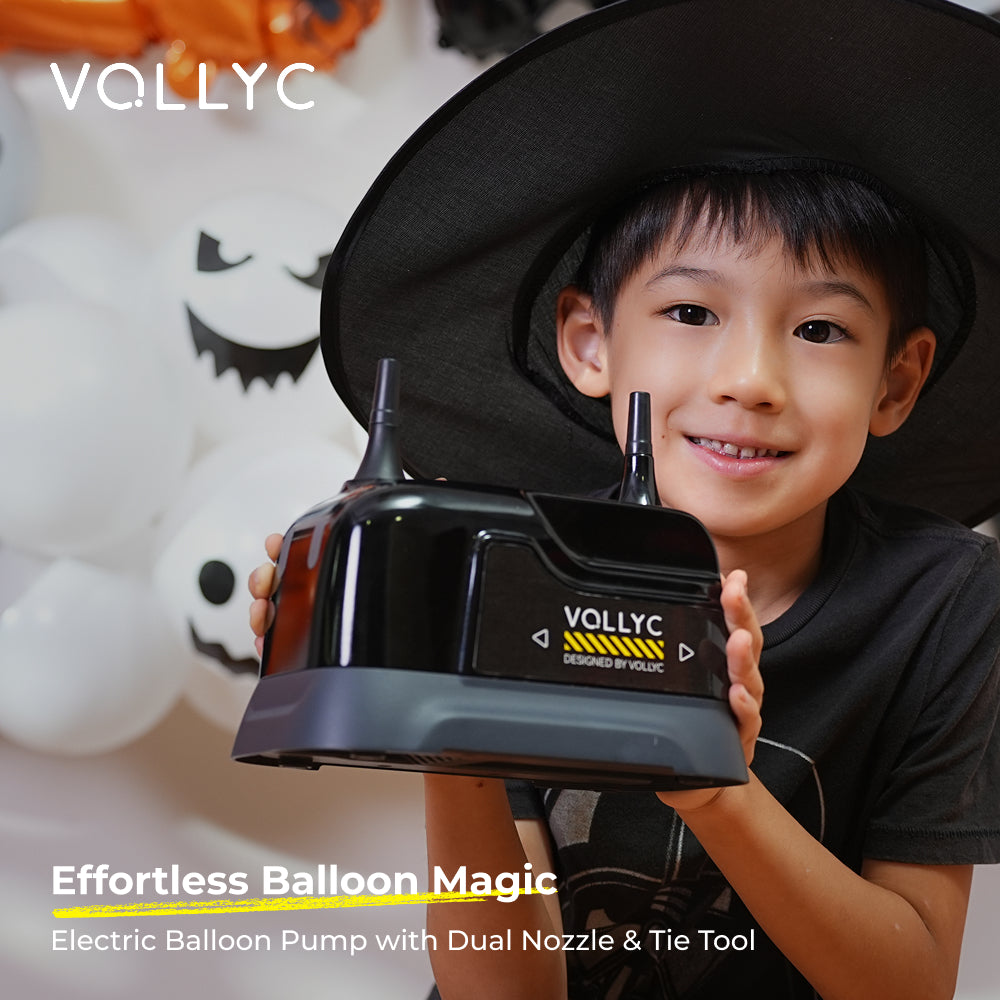 EVO BALLOON PUMP - Electric Balloon Pump with Dual Nozzle & Tie Tool ...